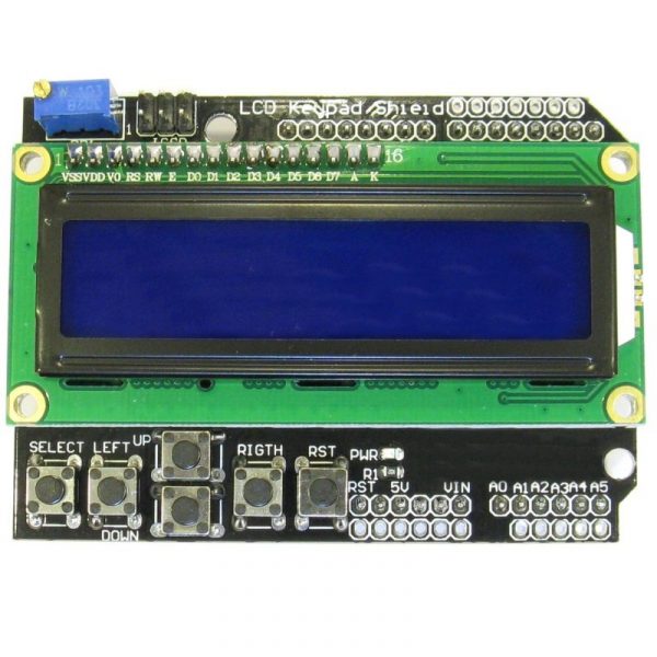 Arduino LCD Keypad Shield - Robot R Us