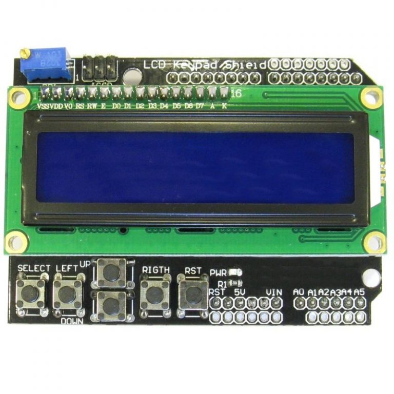 Arduino LCD Keypad Shield - Robot R Us