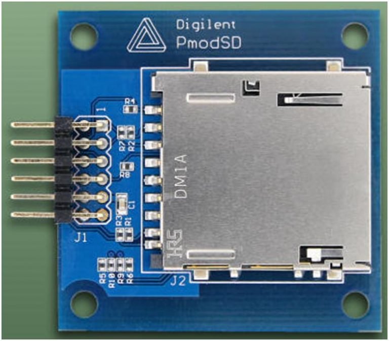 PmodSD - SD card slot - Robot R Us
