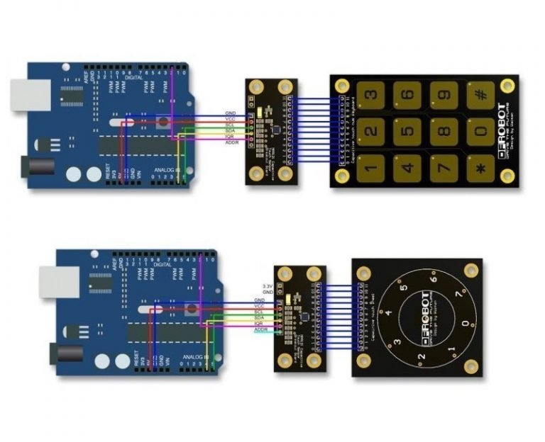 Capacitive Touch Kit For Arduino - Robot R Us